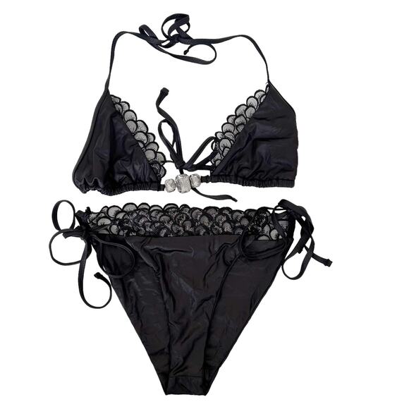 Beach Bunny | Swim | Beach Bunny Black A Hard Days Night Bikini Bathing ...